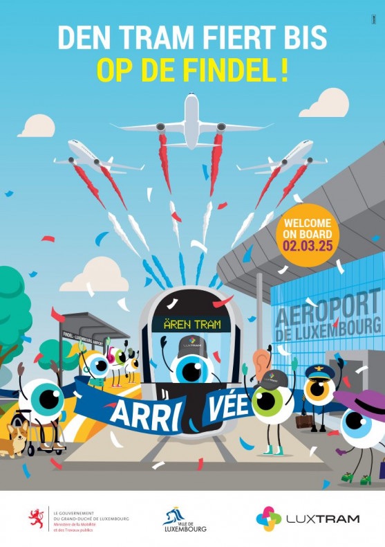 Le tram de Luxembourg atteint l’aéroport Findel : une avancée majeure pour la mobilité ...